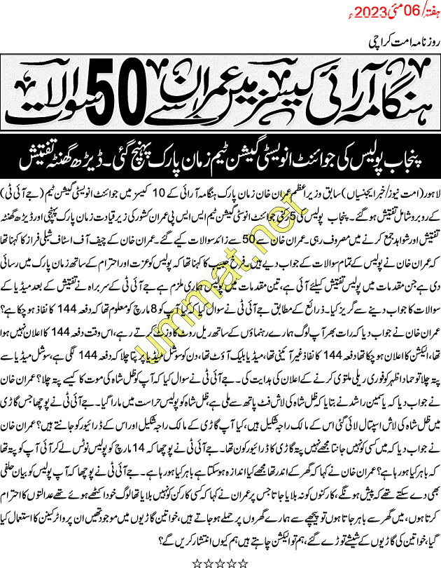 Ummat Epaper - Details