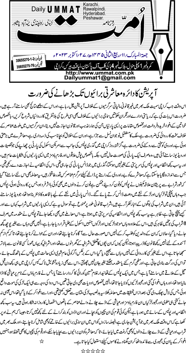 Ummat Epaper - Details